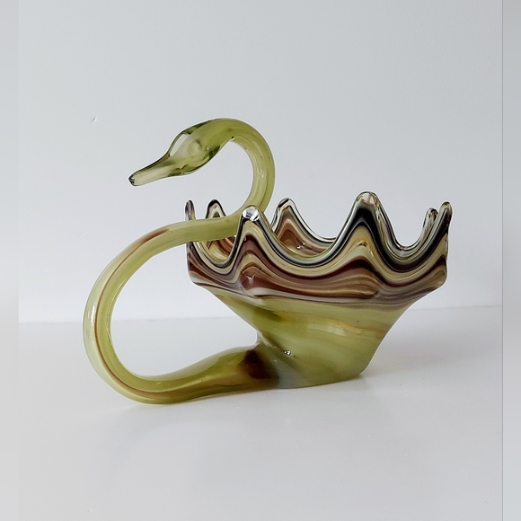 Accents | Arklahoma Blown Glass Swanby Ozark Art Glass | Poshmark